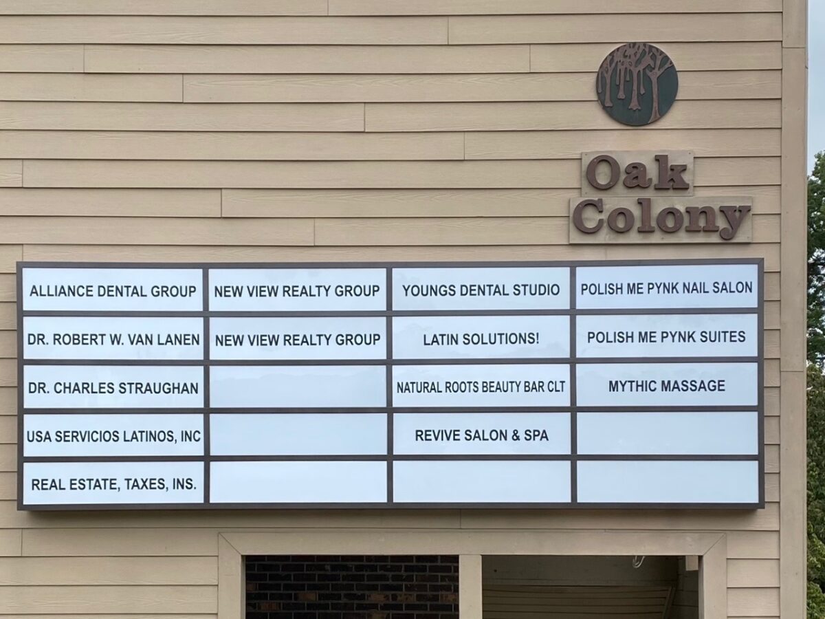 Lightbox Tenant Sign! - JC Signs Charlotte